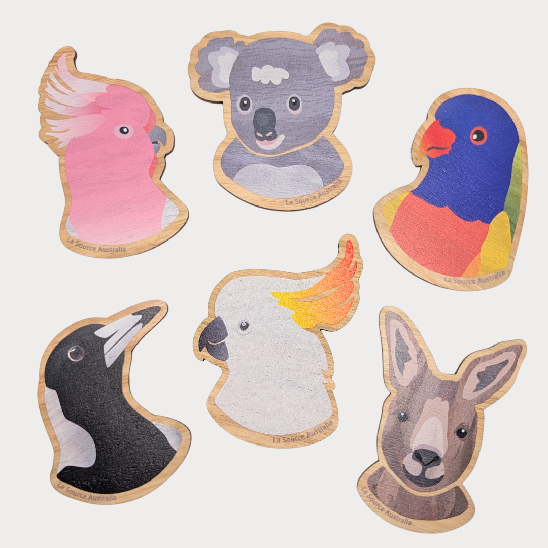 Wooden Magnets - Australian Made – La Source Australia