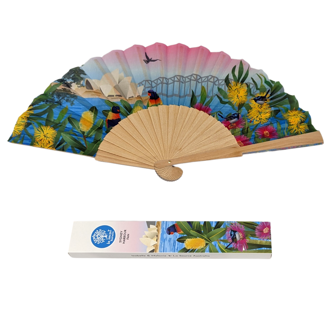 Sydney Harbour Opera House | Wooden & Fabric Fan Souvenir Gift – La ...